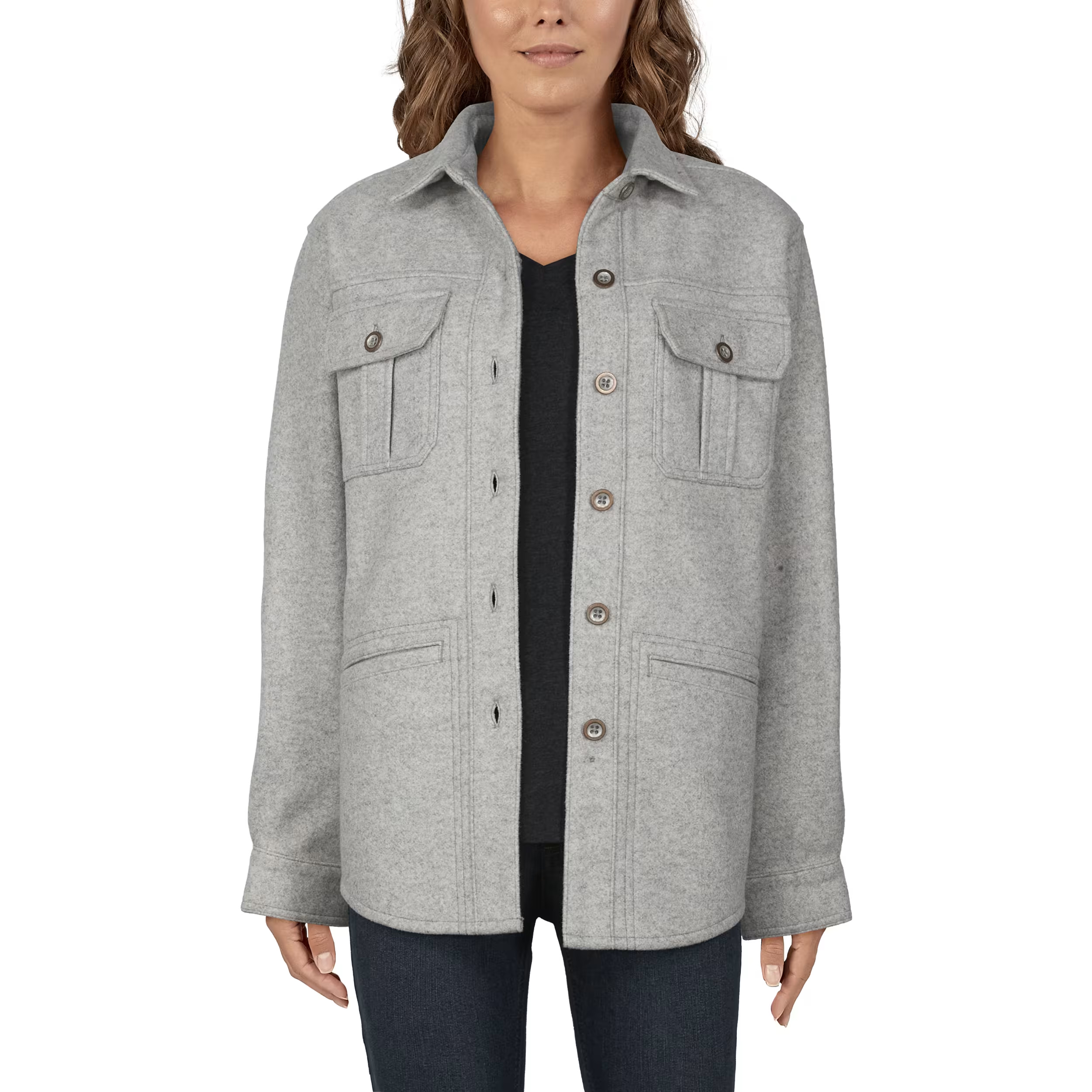 Natural Reflections Heathered Shirt Jacket for Ladies | Bass Pro Shops